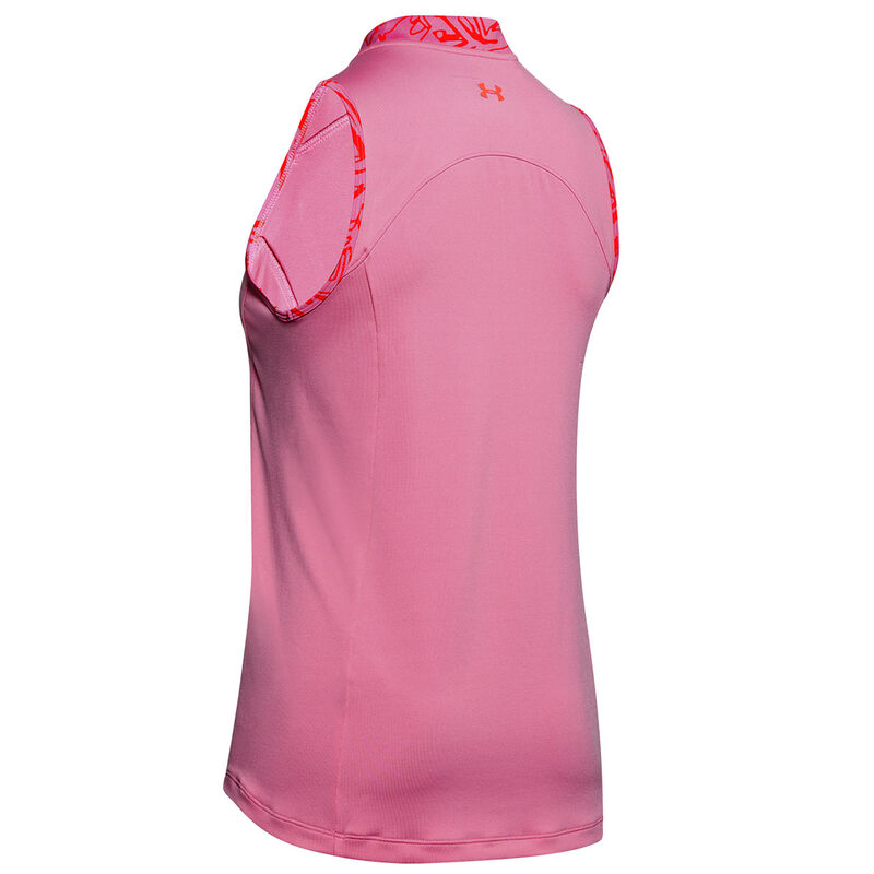 Under Armour Zinger Ladies Sleeveless Zip Golf Polo Shirt Just £34 99
