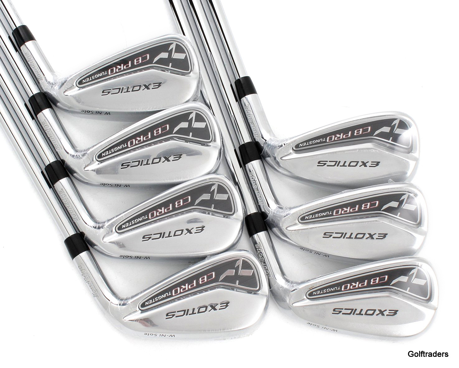 New Tour Edge Exotics CB Pro Tungsten Irons 4-PW Steel Stiff Flex H1128 ...