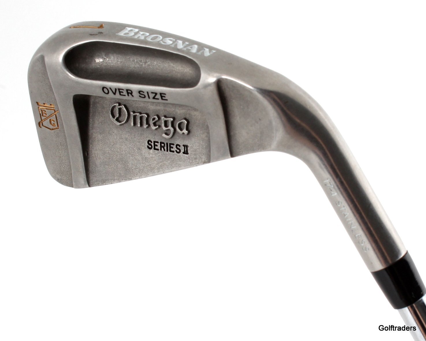 Brosnan Oversize Omega Series II 1 Iron Steel Stiff Flex New Grip H1559 ...