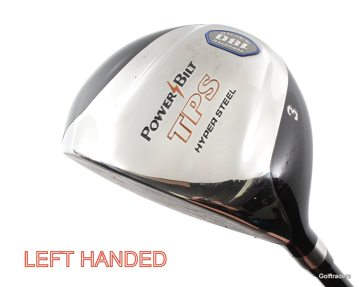 PowerBilt TPS HyperSteel 3 Fairway Wood Graphite Regular LH New Grip ...