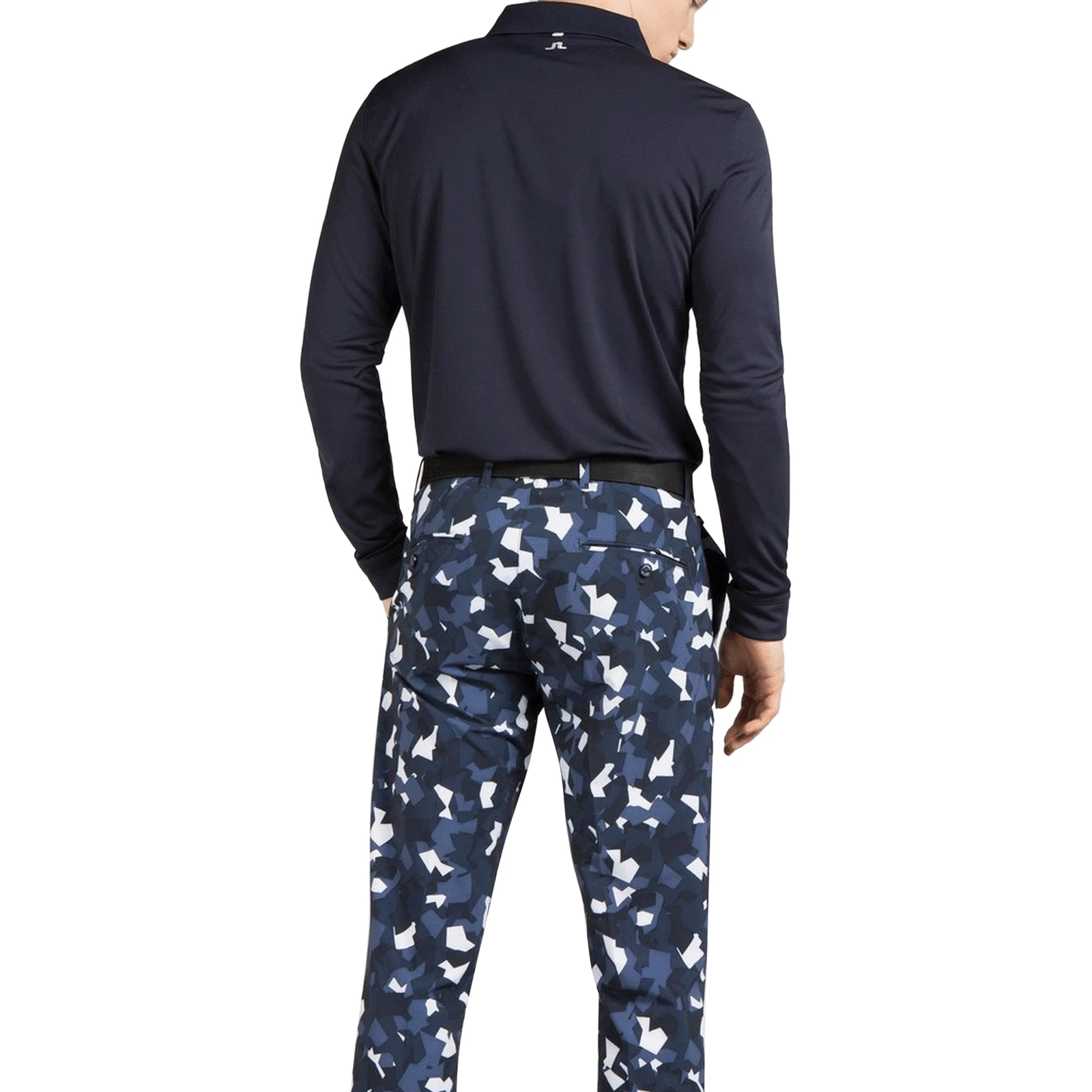 J.Lindeberg Tour Tech Reg TX Long Sleeve Golf Shirt - Navy just $169.00