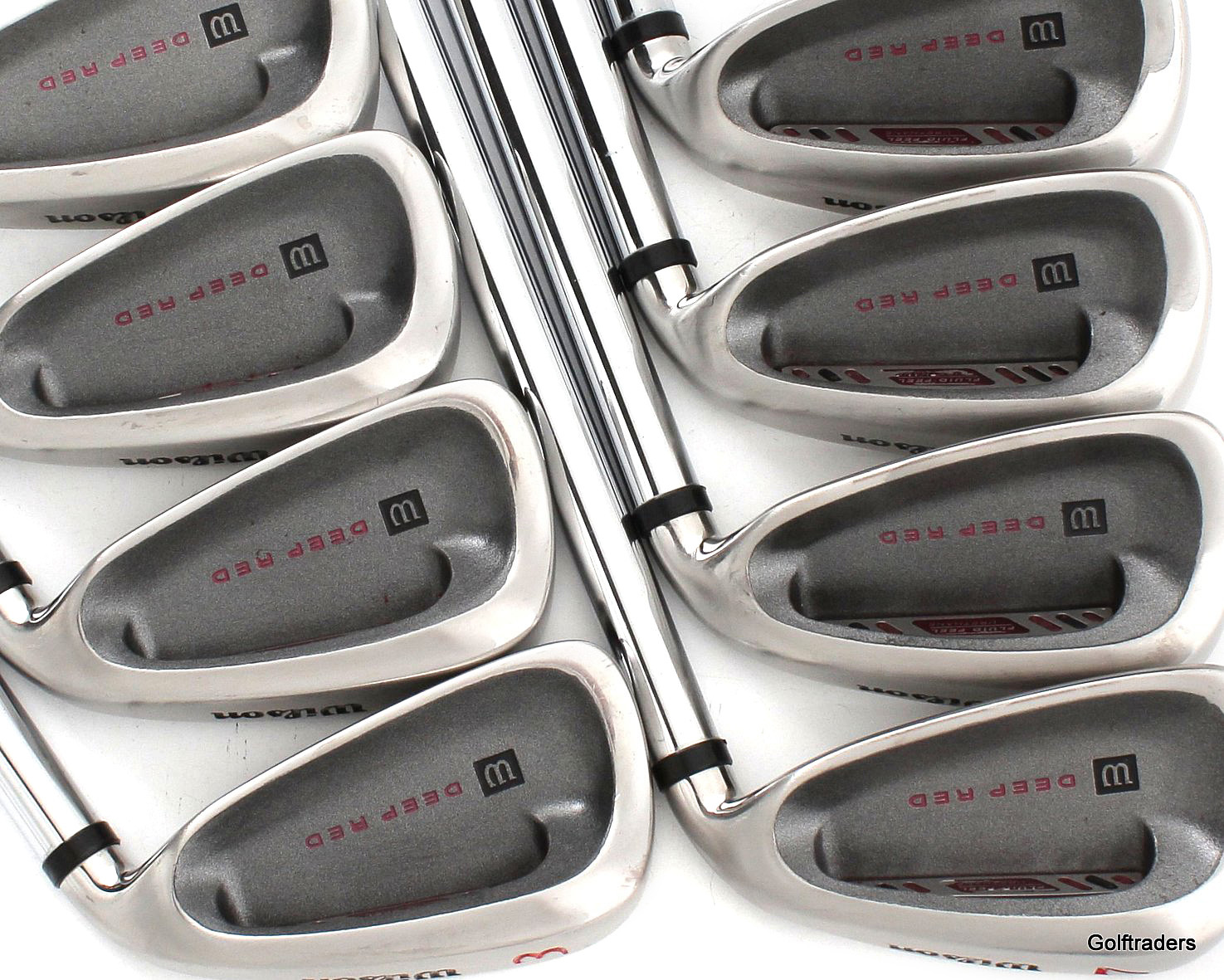 Wilson Deep Red Irons 3-PW Steel Regular Flex H2073 just $349.00