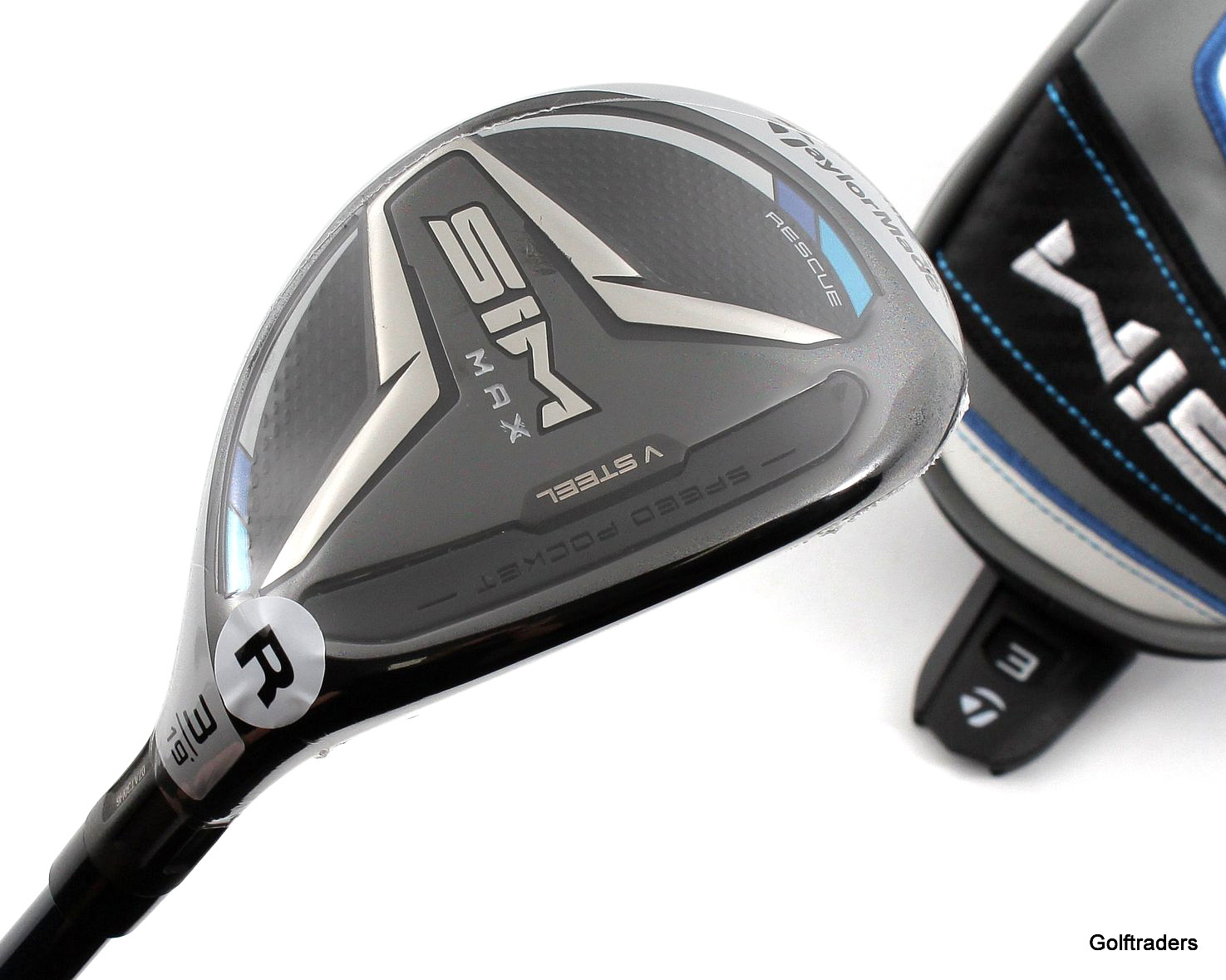 New Taylormade Sim Max 3 Hybrid 19º Graphite Regular Flex Cover H2511 ...