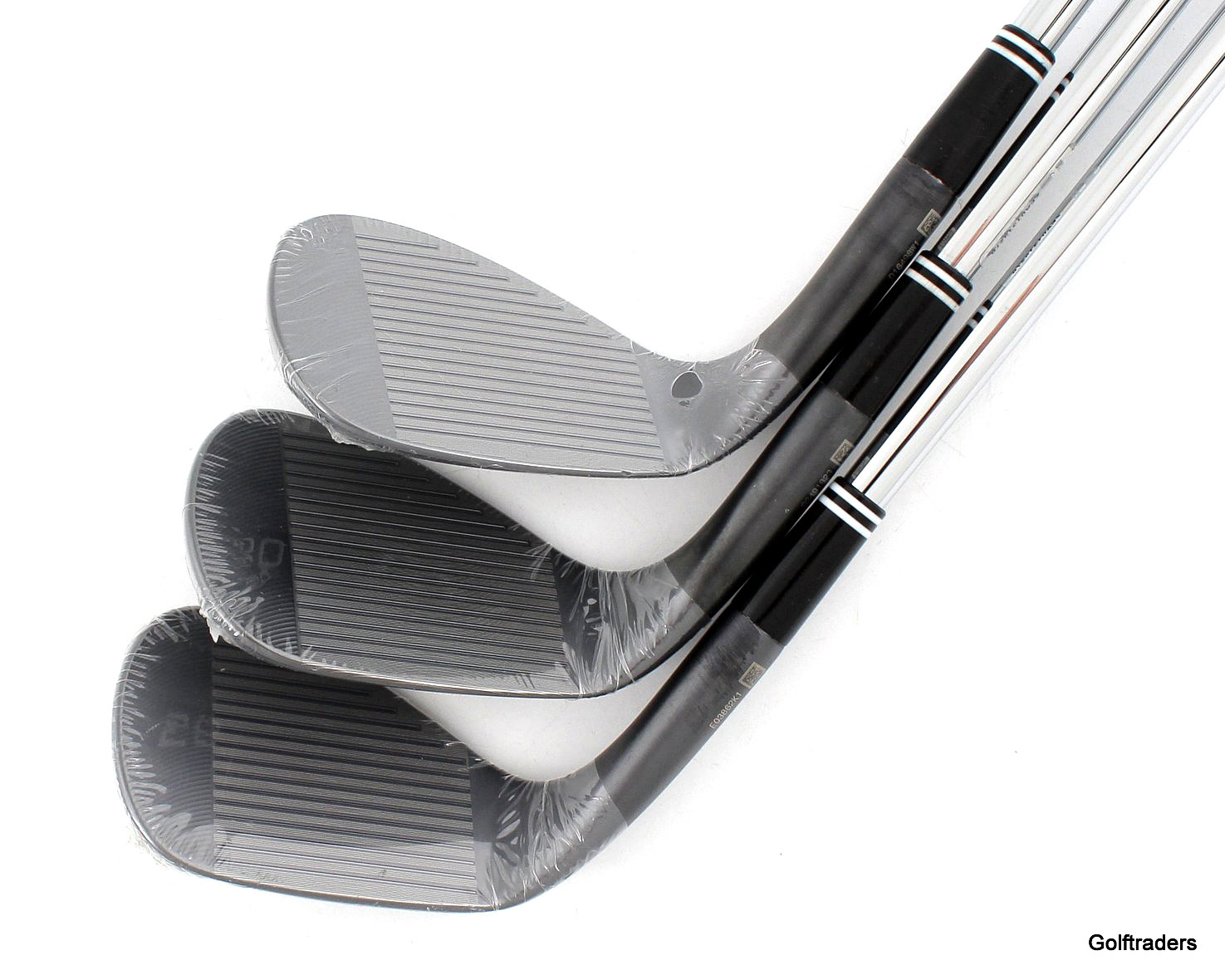 New Cleveland RTX-4 Black Wedge Set 52º, 56º, 60º Steel Wedge Flex ...