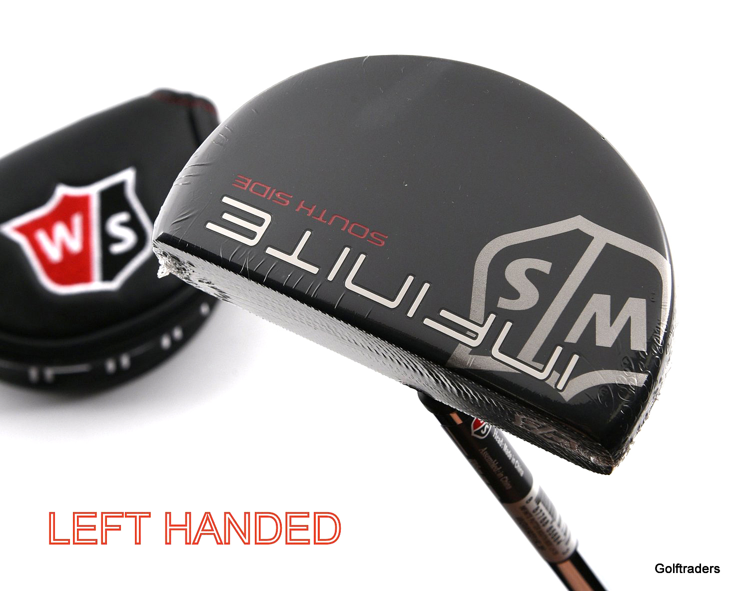 New Wilson Staff Infinite South Side Putter Steel 35" Cover Left Handed ...