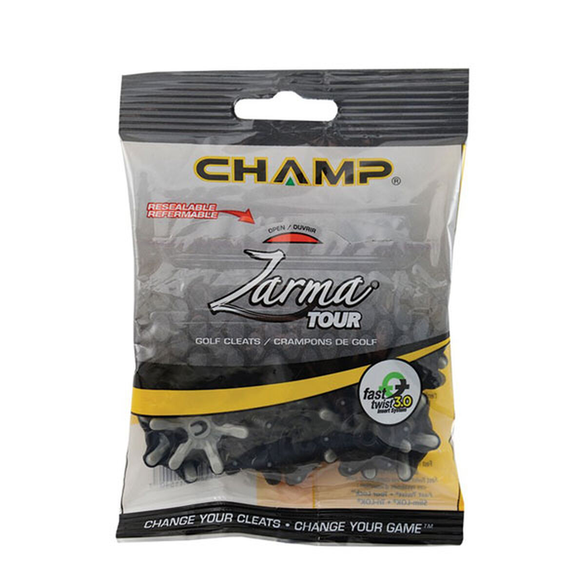 Champ Black Zarma Tour Fast Twist 3.0 Golf Cleats just £9.99