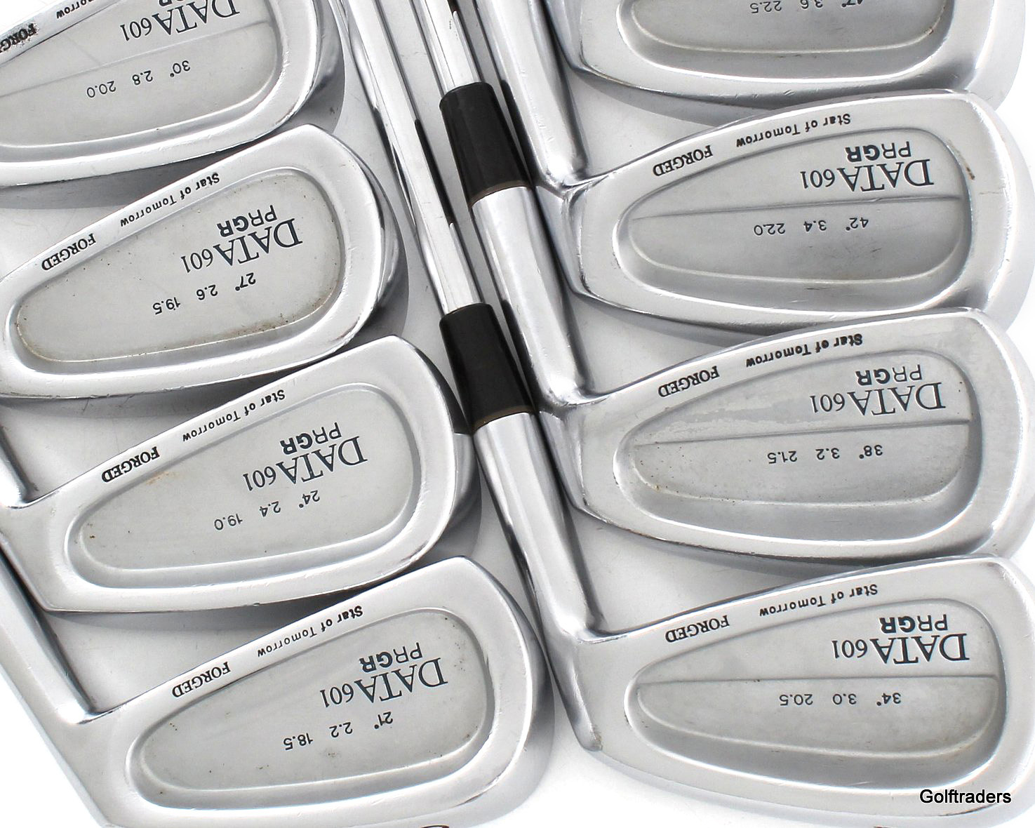 Rare PRGR Data 601 Forged Irons 3-PW Steel Stiff Flex New Grips H4811 just $549.00