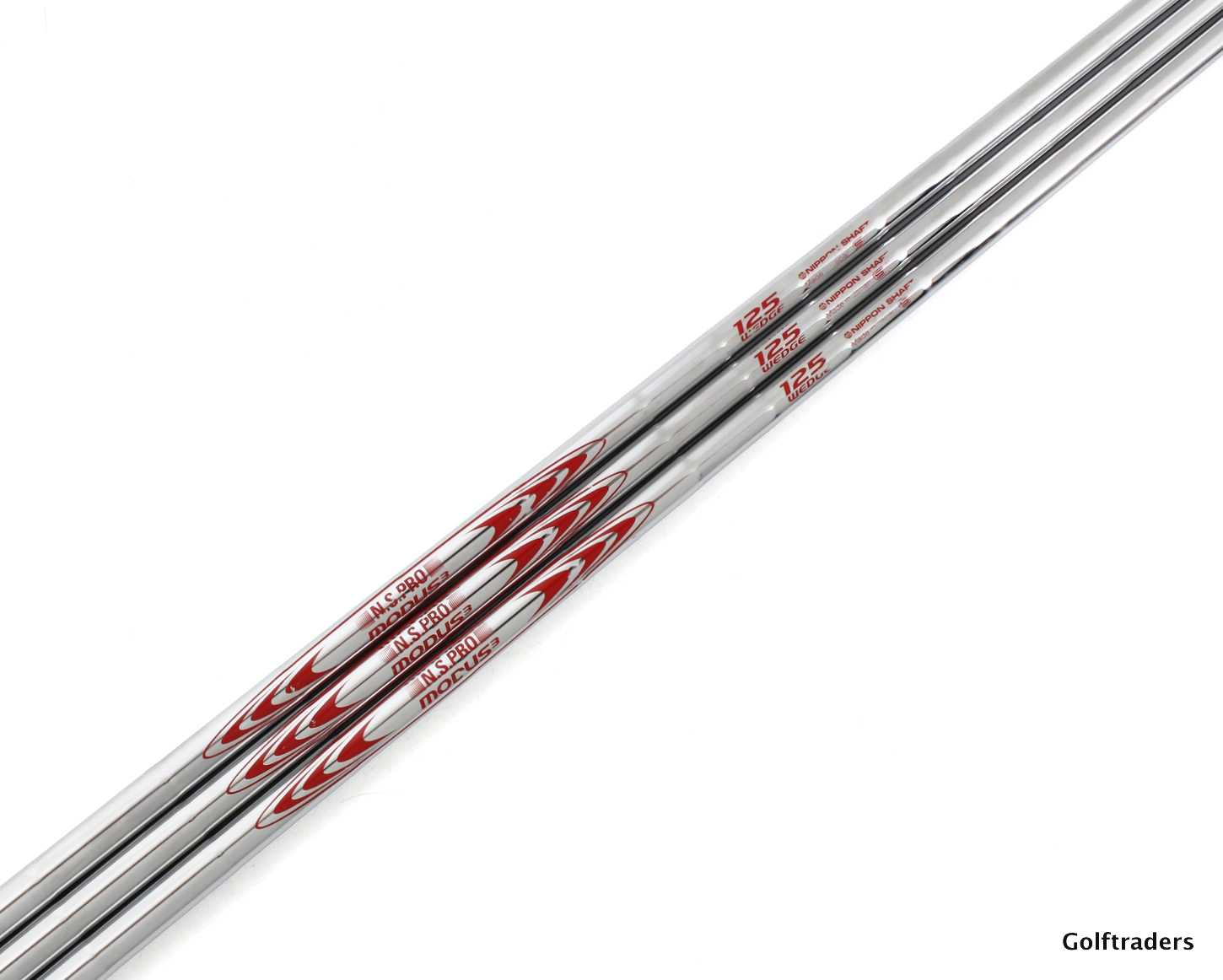 NS PRO MODUS 125 STEEL WEDGE SHAFT SET STIFF FLEX .355 TIP 34.25 ...