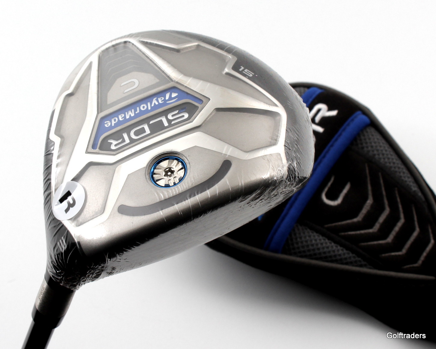 TAYLORMADE SLDR C 15º 3 WOOD GRAPHITE REGULAR FLEX + COVER - NEW #E1485 ...