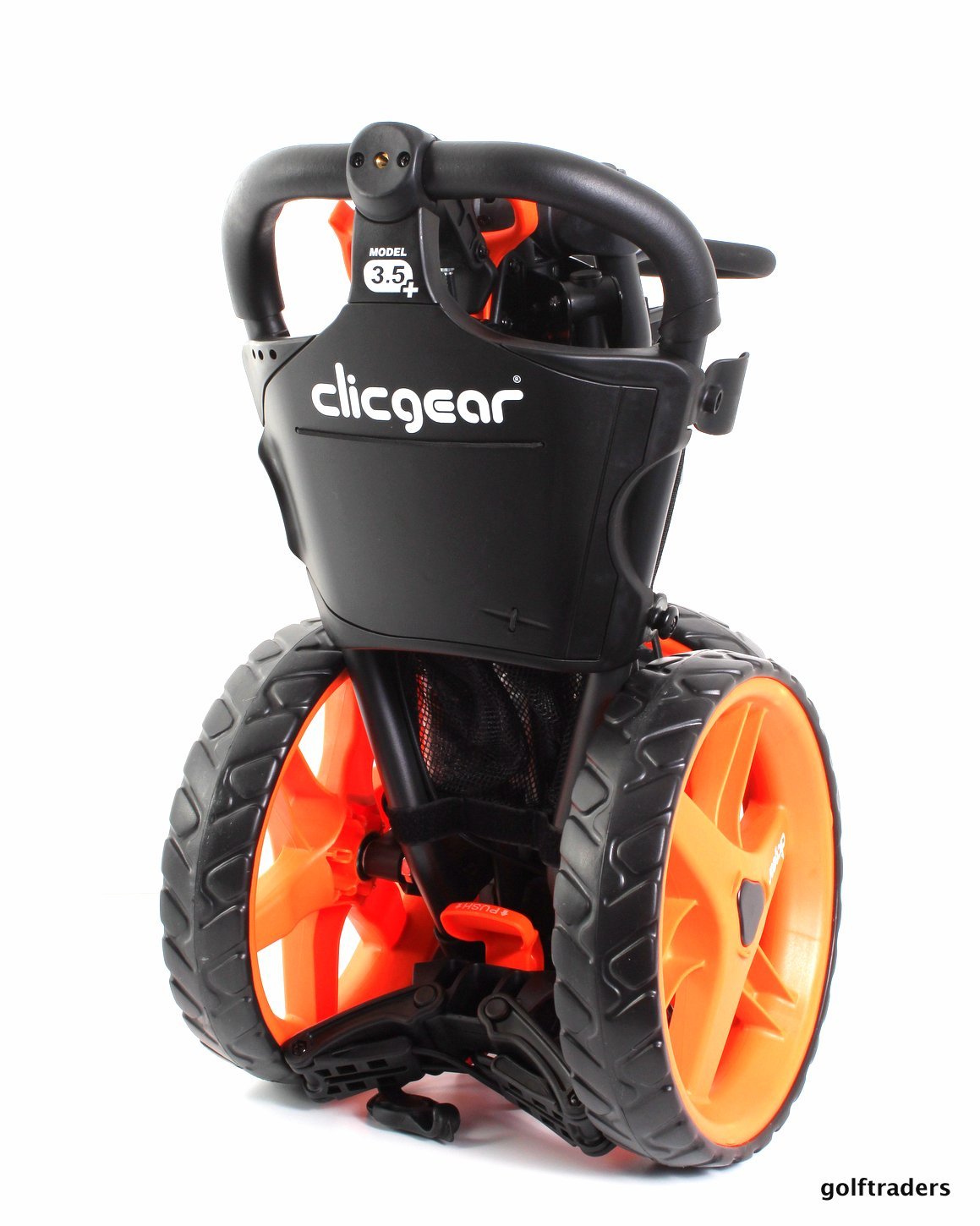 CLICGEAR 3.5 PLUS GOLF BUGGY - CHARCOAL / ORANGE - NEW - #E1879 just ...