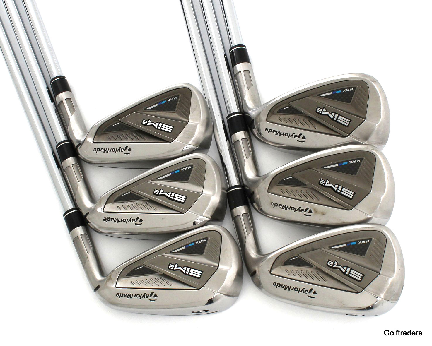 Taylormade Sim 2 Max Irons 5-PW Steel Regular Flex New Grips H6089 just $959.00