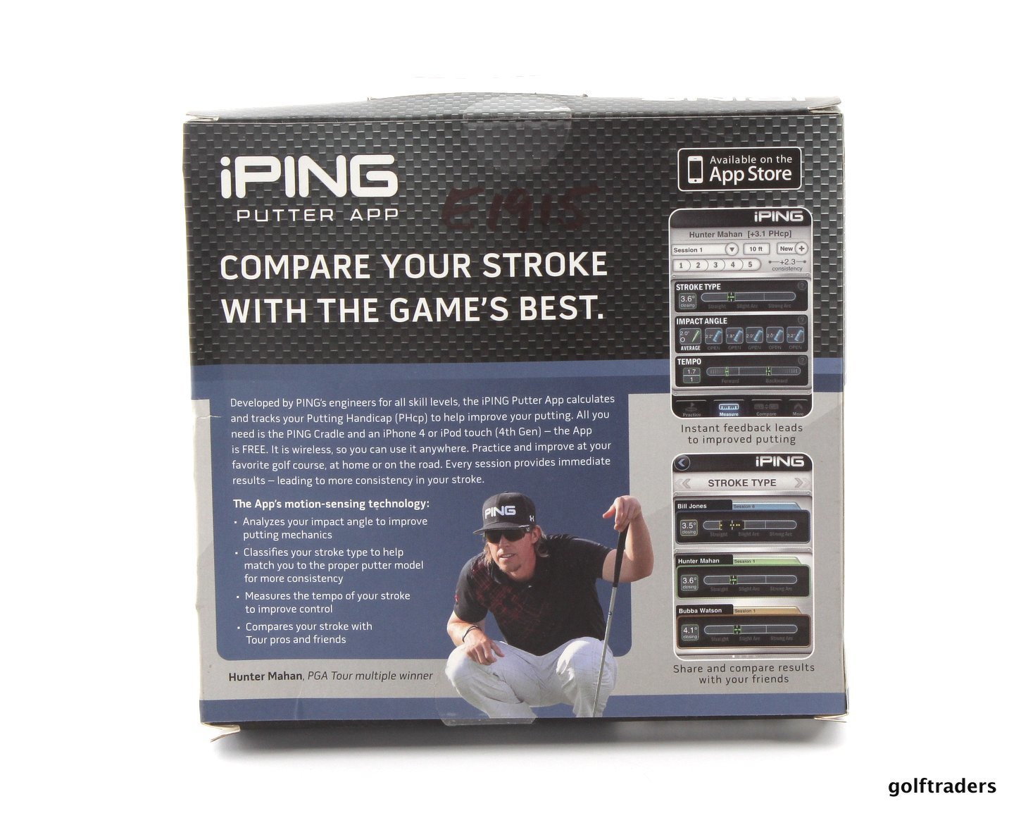 iPING PUTTER APP AND CRADLE FOR iPOD TOUCH 4TH GENERATION - NEW #E1915 ...