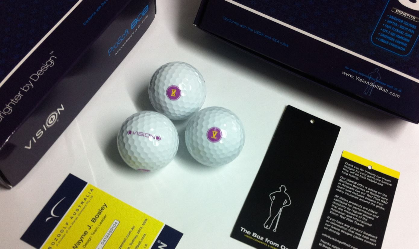 Vision+ | 144 x Your Custom Logo on ProSoft Golf Balls | White | just ...