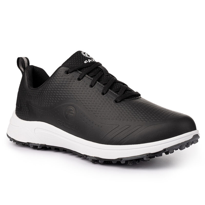 Fazer Mens Black Waterproof Plain Ventura Spiked Golf Shoes just £39.99