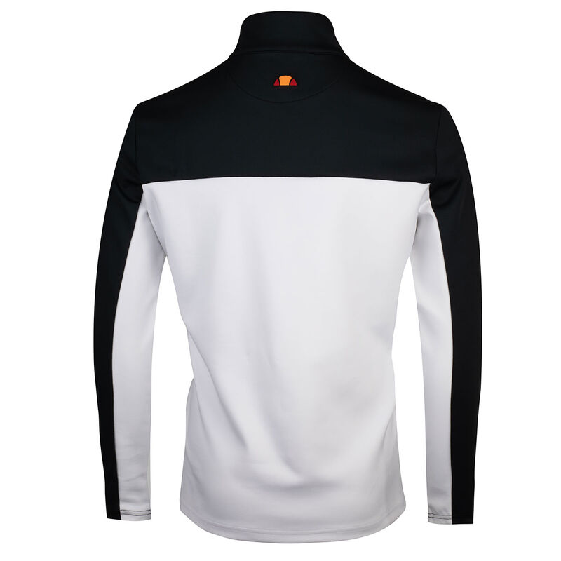 Ellesse Mens White and Black Colour Block Torenzo Golf Midlayer just £34.99