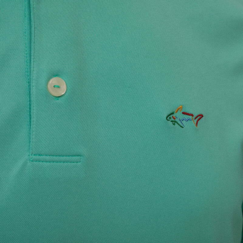 Greg Norman Mens Green Shark Logo Golf Polo Shirt just £19.99