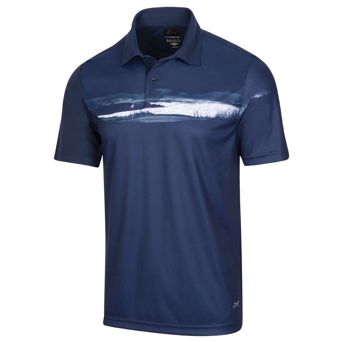 Greg Norman Men's Lab Tee Time Golf Polo Shirt just £19.99