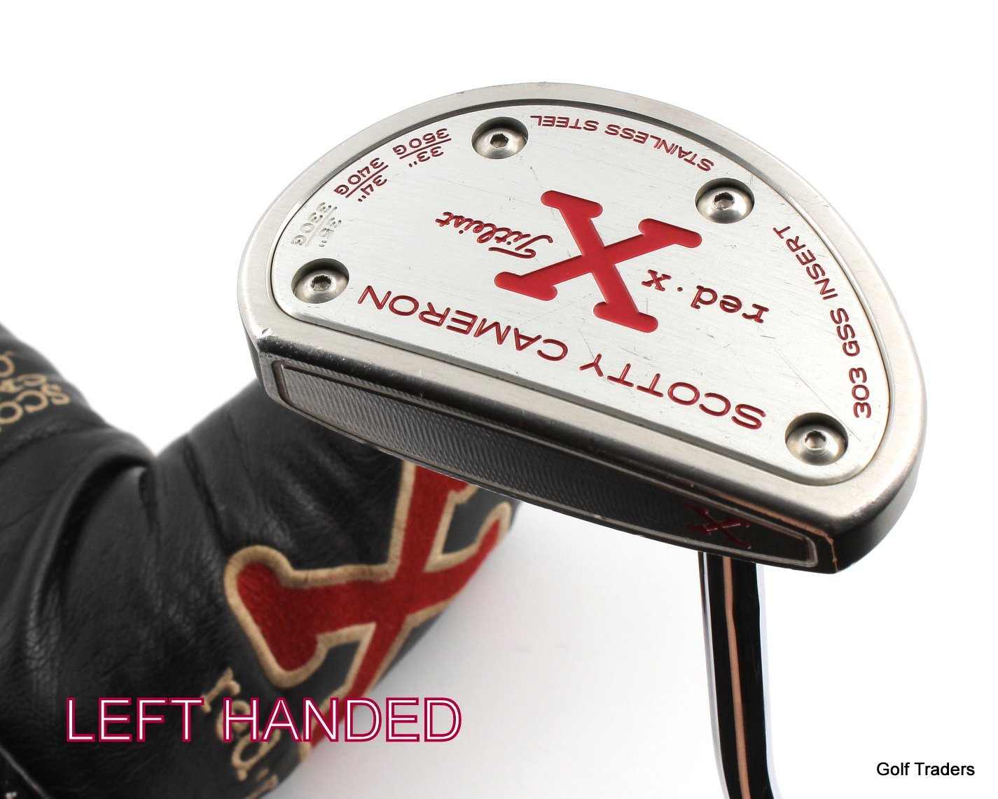 SCOTTY CAMERON RED X PUTTER 35" + COVER - LH #E2262 just $295.00