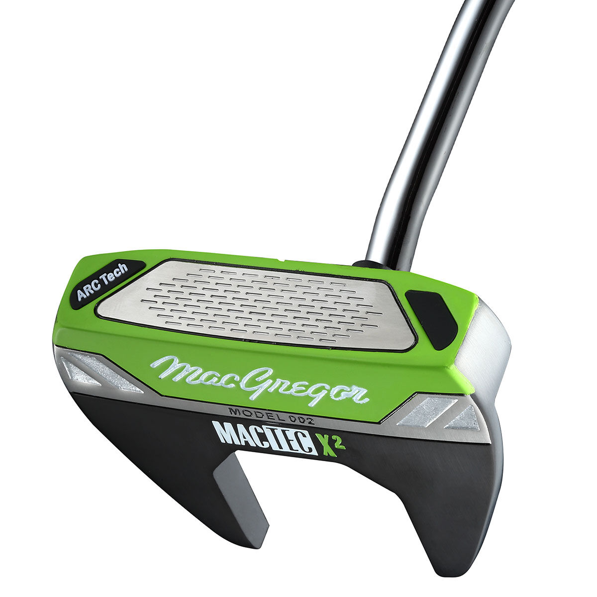 MacGregor Men's Grey and Green MACTEC X2 #2 Right Hand Golf Putter just ...