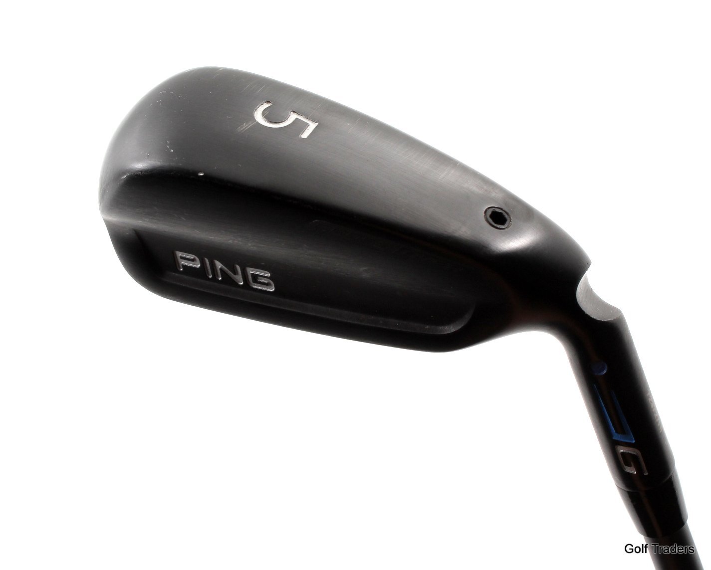 PING G SERIES CROSSOVER BLUE DOT 24º 5 HYBRID IRON GRAPHITE REGULAR - # ...