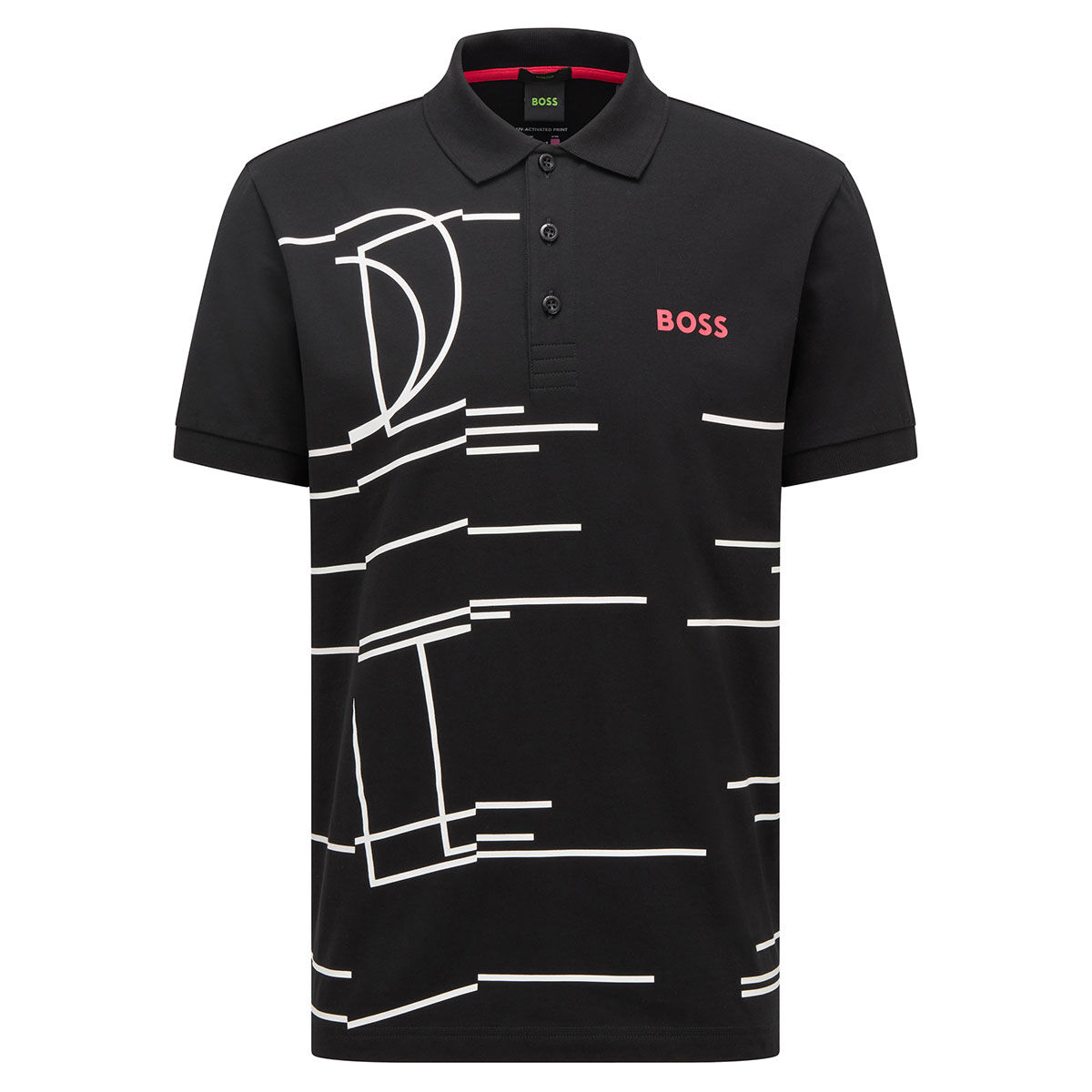 Hugo Boss Mens Black Paddy 3 Golf Polo Shirt just £49.99