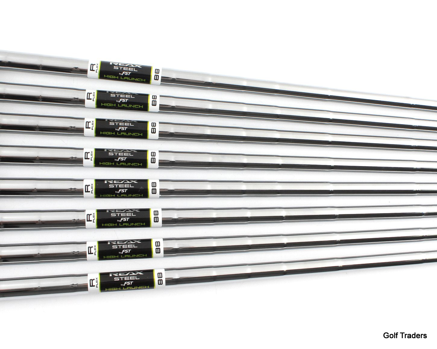 FST REAX HIGH LAUNCH STEEL 3-PW IRON SHAFTS REGULAR FLEX .370 TIP NEW ...