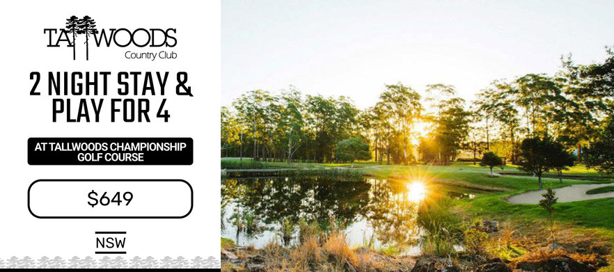 2 Night Stay & Play for 4 Players at Tallwoods Championship Golf Course ...