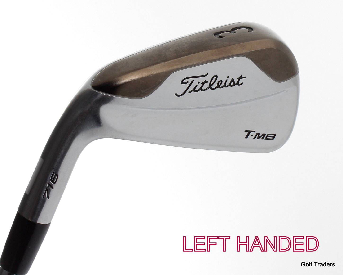 TITLEIST T-MB 716 20º 3 UTILITY IRON KBS TOUR STEEL STIFF - LH #E2638 just $225.00