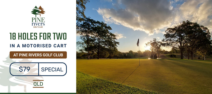 18 Holes for Two in a Motorised Cart at Pine Rivers Golf Club! just $79 ...