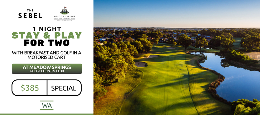 1 Night Stay at The Sebel Mandurah incl. Breakfast & 18 Holes with ...