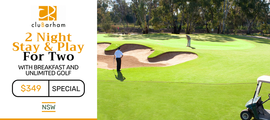 Two Night Stay & Play For Two at the Stunning Barham Golf ! just $349. ...