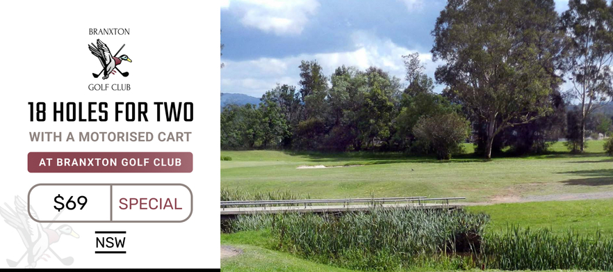 18 Holes for Two in a Motorised Cart at Branxton Golf Club just $69 ...