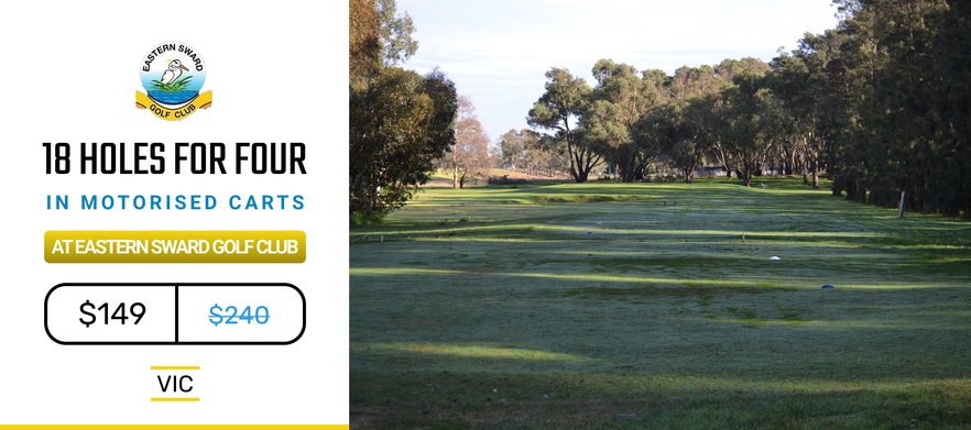 18 Holes For Four in Shared Carts at The Beautiful Eastern Sward Golf ...