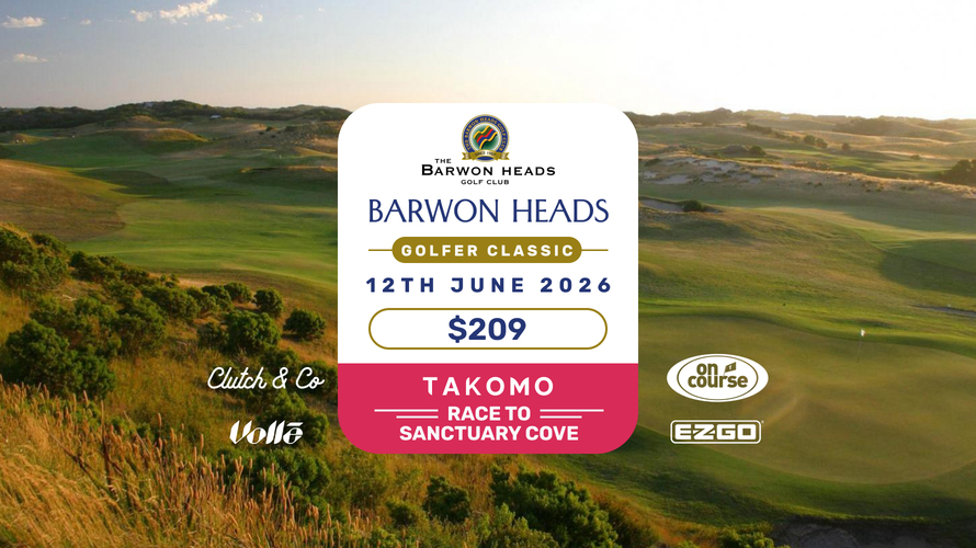 Barwon Heads Golfer Classic 12th June 2026 just $209