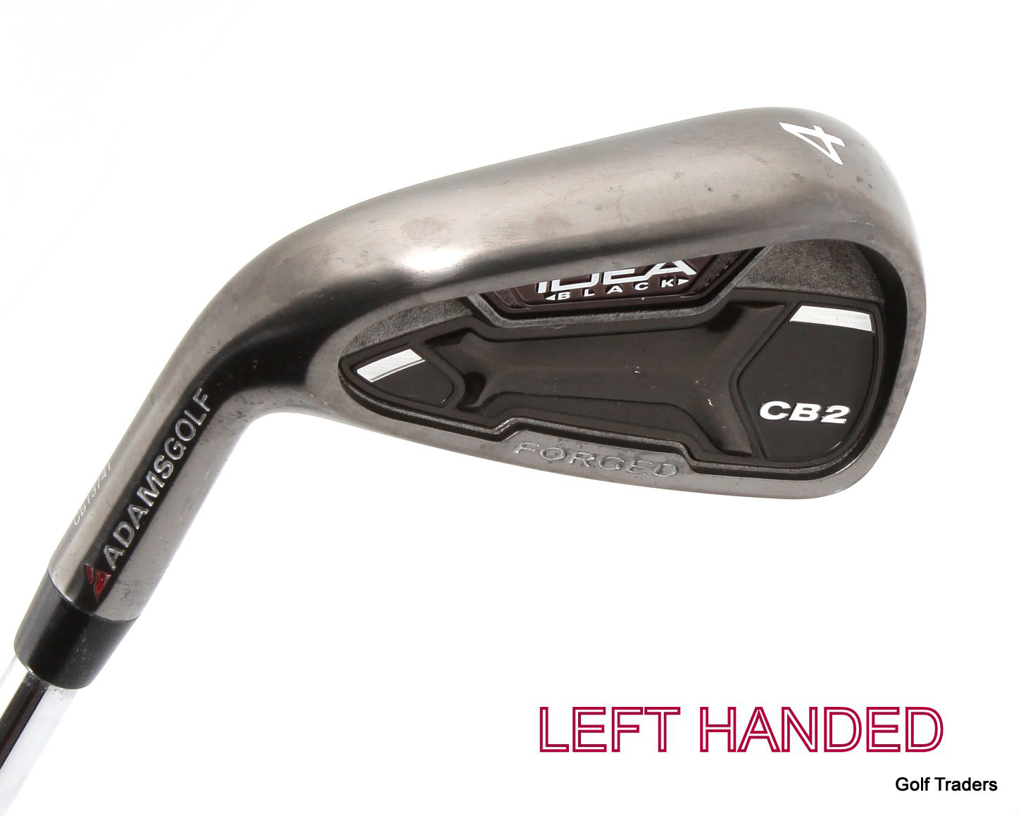 ADAMS IDEA BLACK CB2 FORGED 4 IRON DYNAMIC GOLD S300 STEEL STIFF - LH # ...