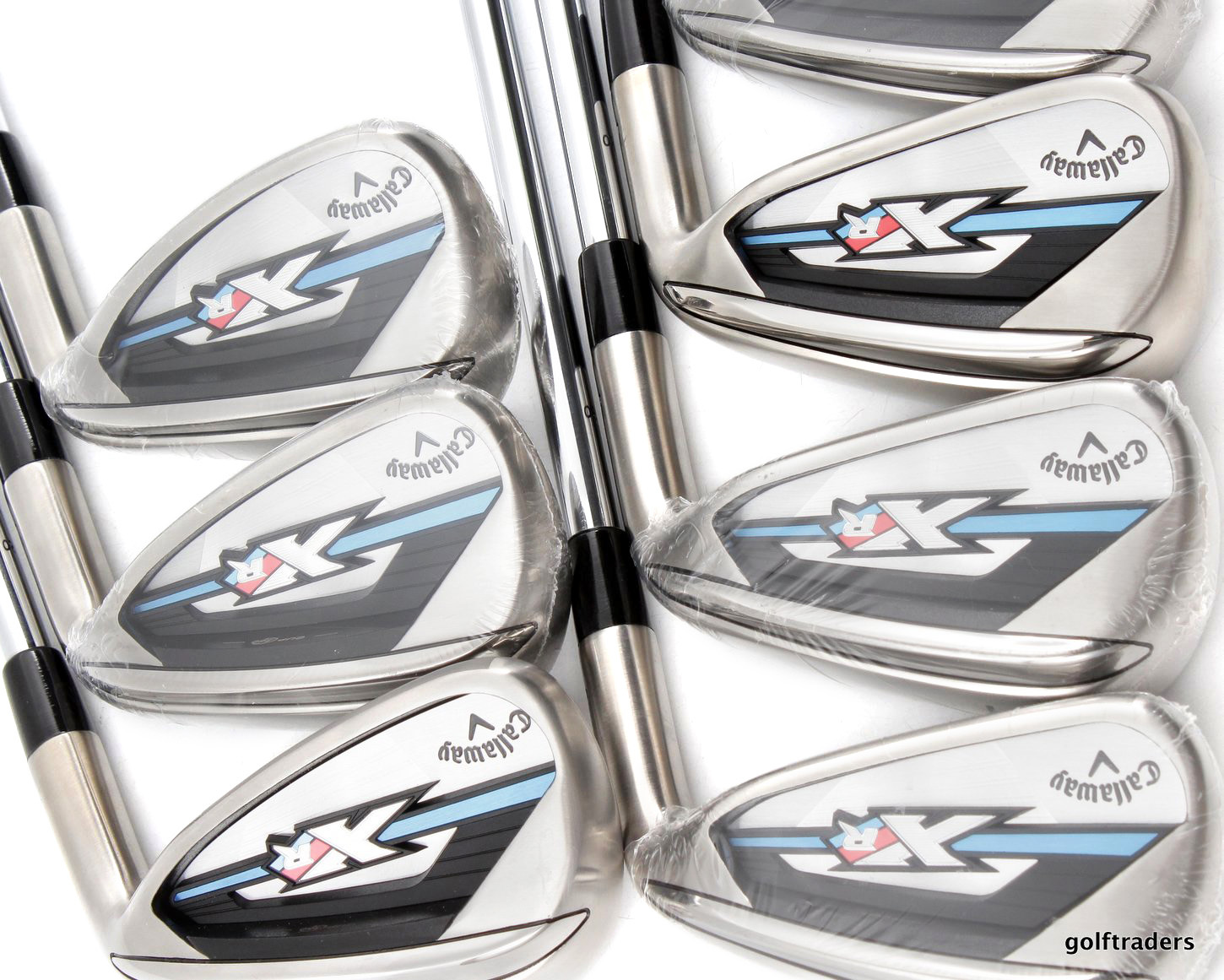 CALLAWAY XR OS IRONS 4-PW STEEL TT XP R300 95 REGULAR FLEX - NEW #E4041 ...