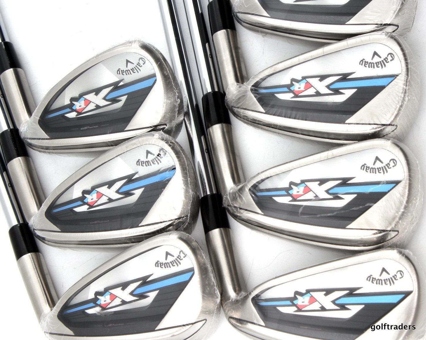 CALLAWAY XR OS IRONS 4-PW STEEL TT XP R300 95 REGULAR FLEX - NEW #E4041 ...