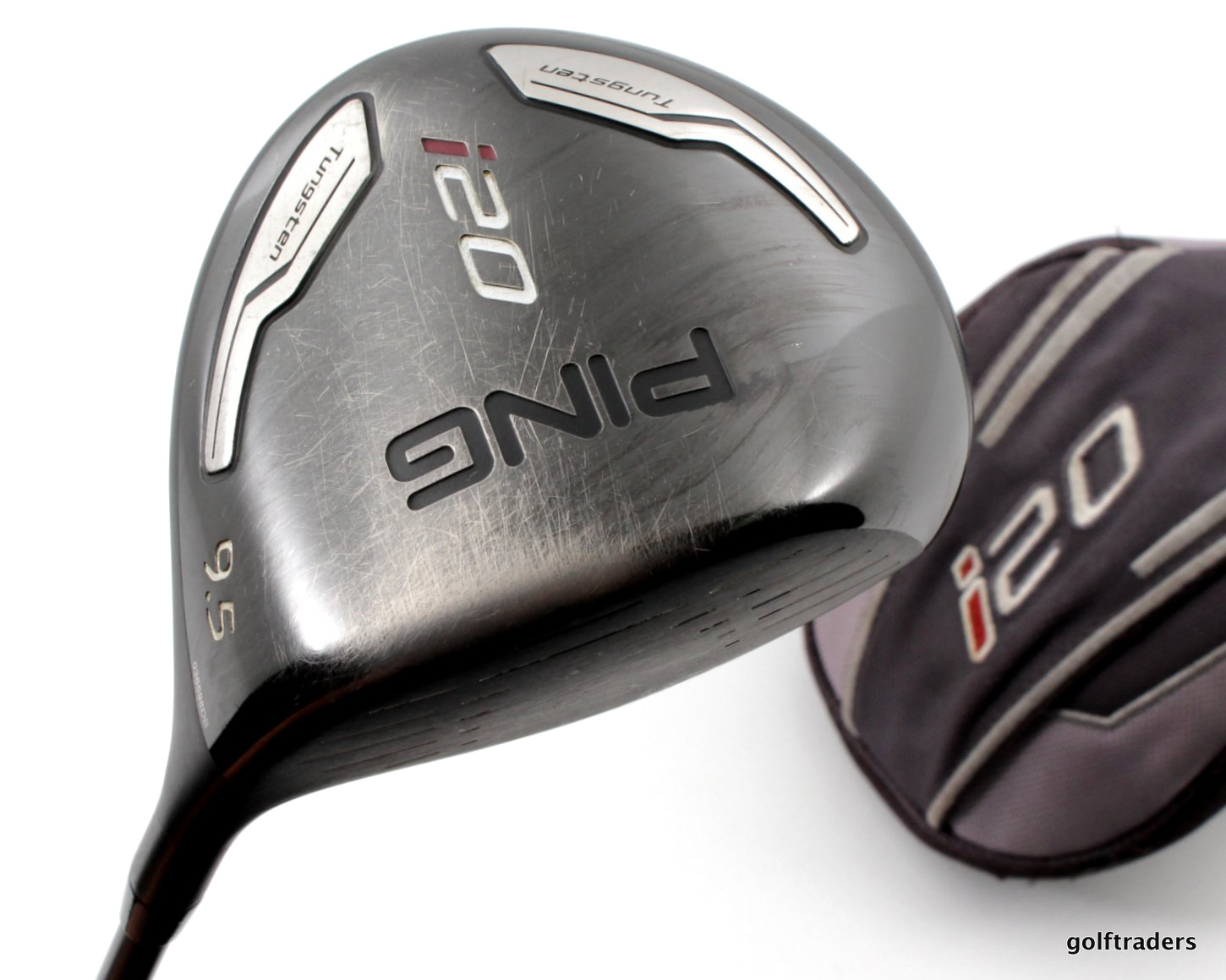 PING I20 DRIVER 9.5º GRAPHITE X-FLEX + COVER +NEW GRIP #E4865 just $160.00
