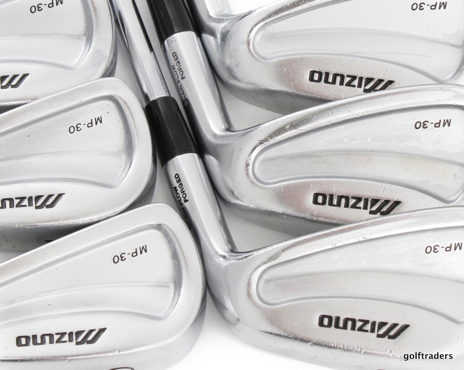 MIZUNO MP-30 FORGED IRONS 3-PW DYNAMIC GOLD S300 STEEL STIFF - #E4990 ...
