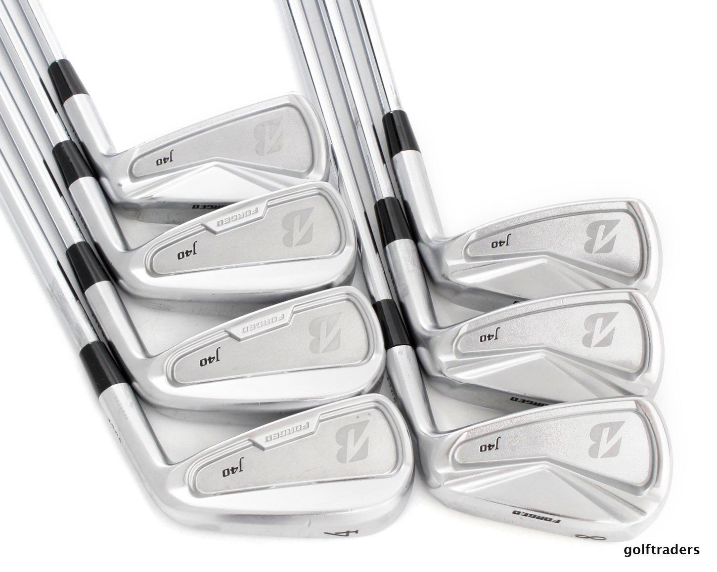 BRIDGESTONE FORGED J40 IRONS 4-PW STEEL PROJECT X 5.5 FIRM REGULAR FLEX ...