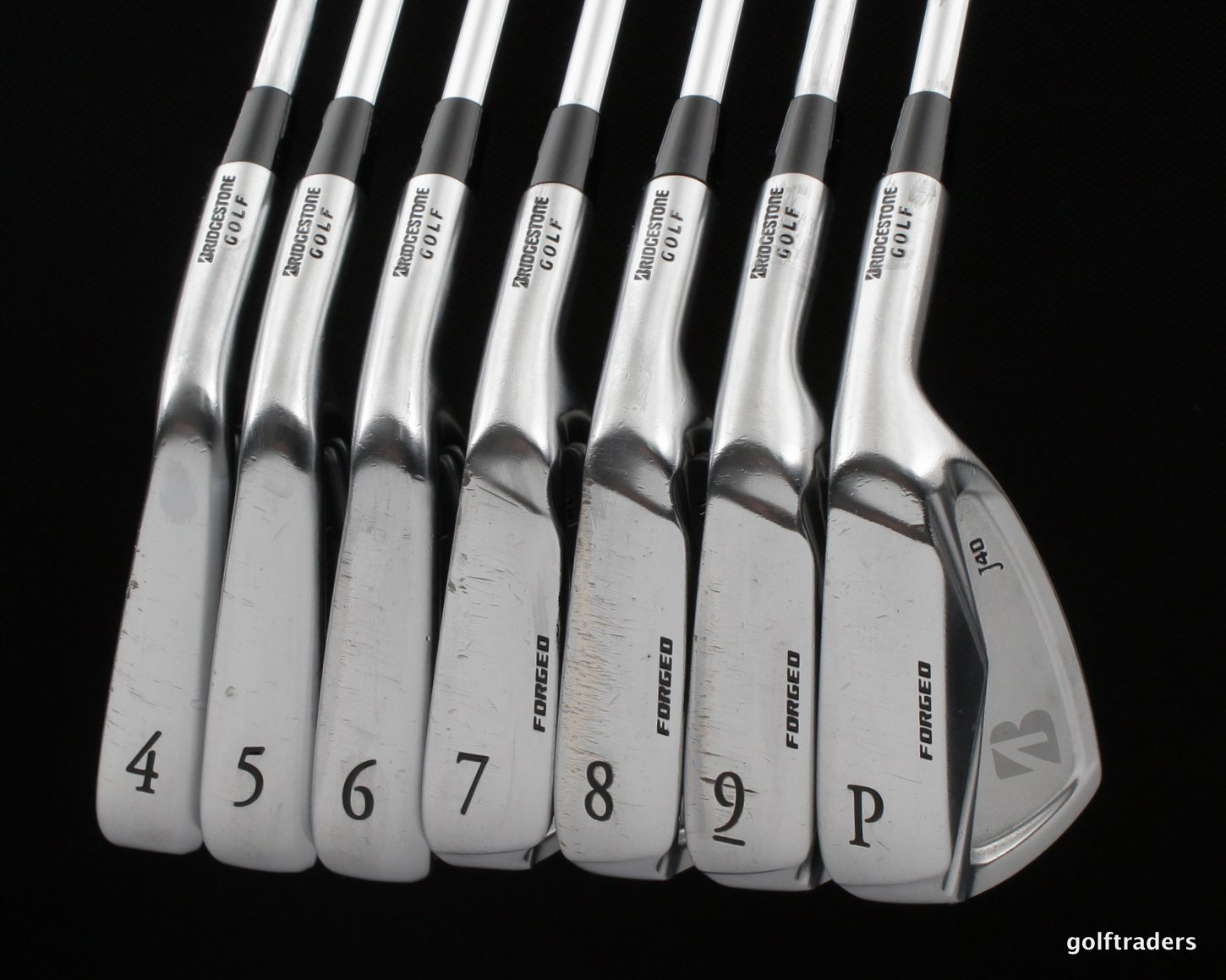 BRIDGESTONE FORGED J40 IRONS 4-PW STEEL PROJECT X 5.5 FIRM REGULAR FLEX ...