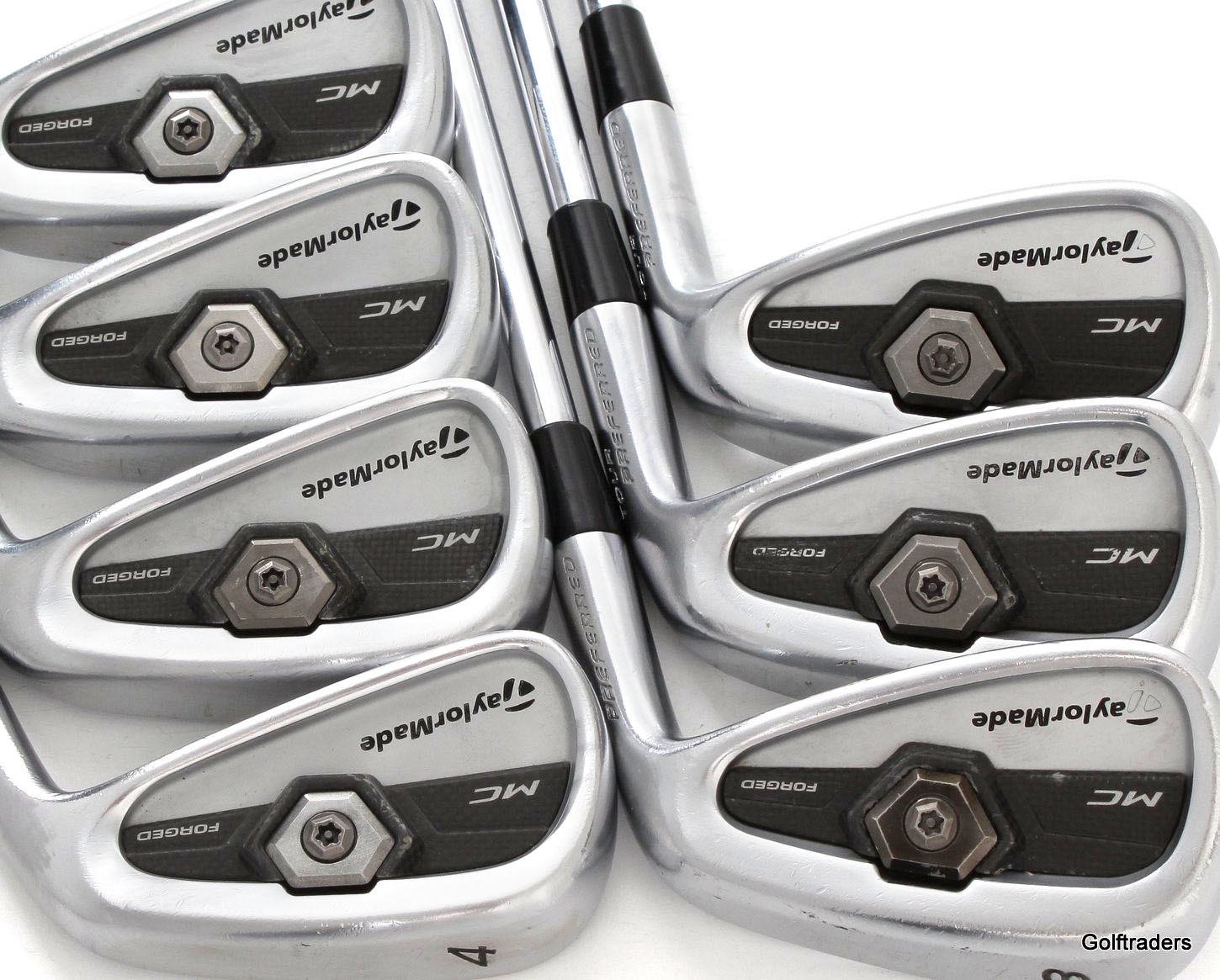 TAYLORMADE MC TP FORGED IRONS 4-PW STEEL DG S300 STIFF FLEX +NEW GRIPS ...