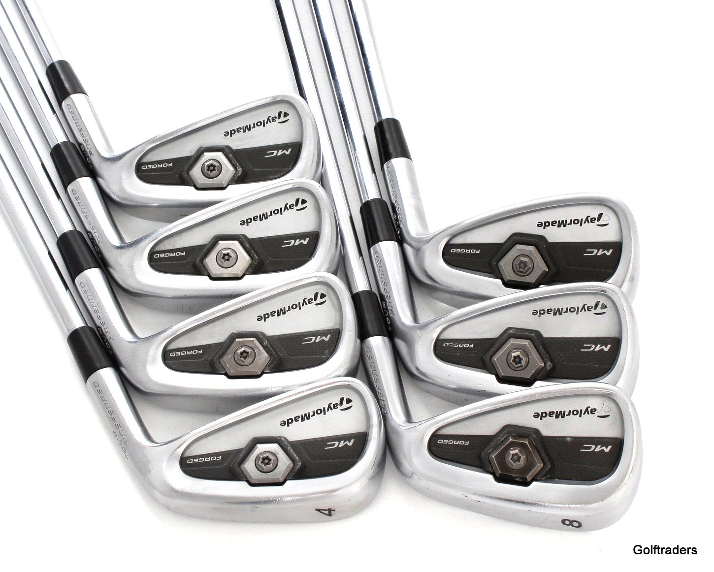 TAYLORMADE MC TP FORGED IRONS 4-PW STEEL DG S300 STIFF FLEX +NEW GRIPS ...