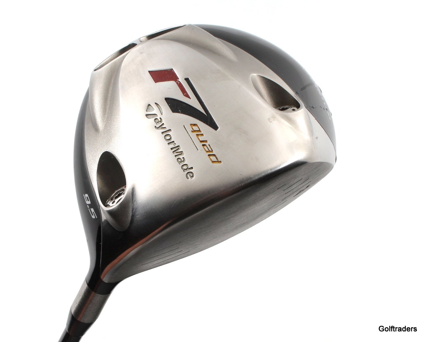 TAYLORMADE R7 QUAD TITANIUM DRIVER 9.5º GRAPHITE STIFF FLEX - NEW GRIP ...