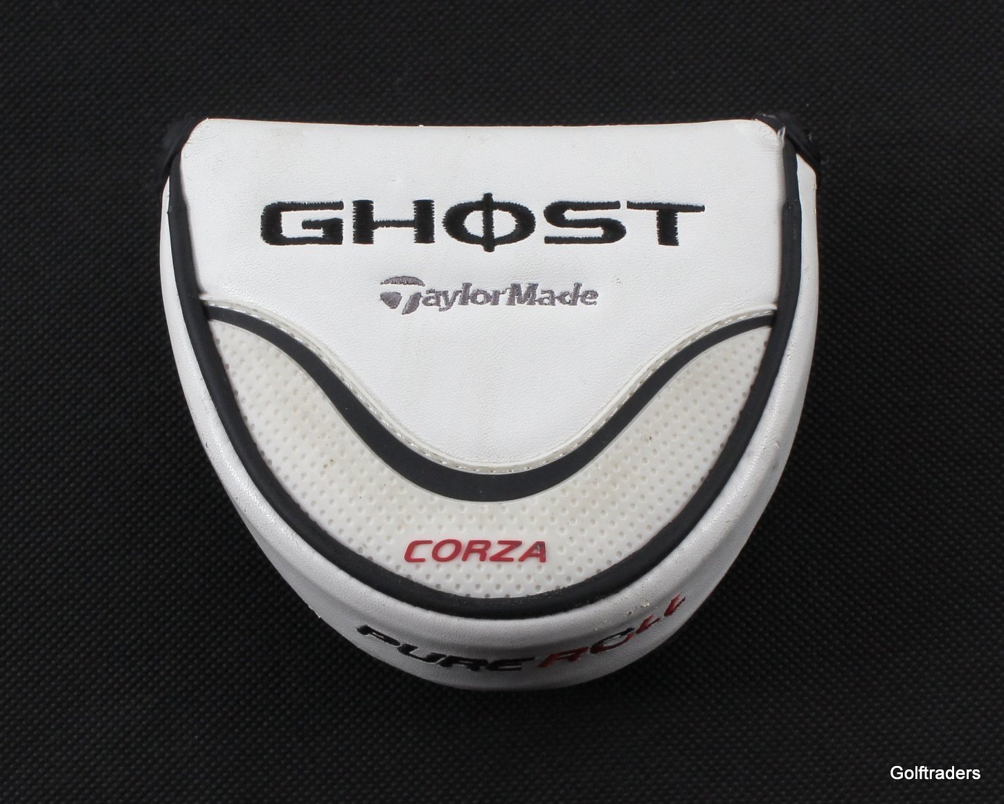 TAYLORMADE CORZA GHOST PUTTER STEEL 34.5" + COVER + NEW GRIP #E5990 ...