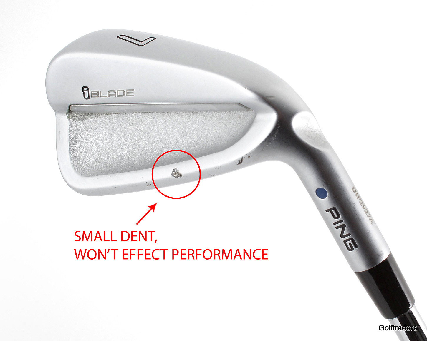 PING I BLADE BLUE DOT 7 IRON STEEL DYNAMIC GOLD S300 STIFF FLEX #E1677 ...